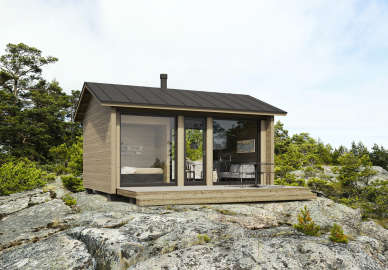 Kontio Attefallshus - Smart planlösning och stilren design / Kontio