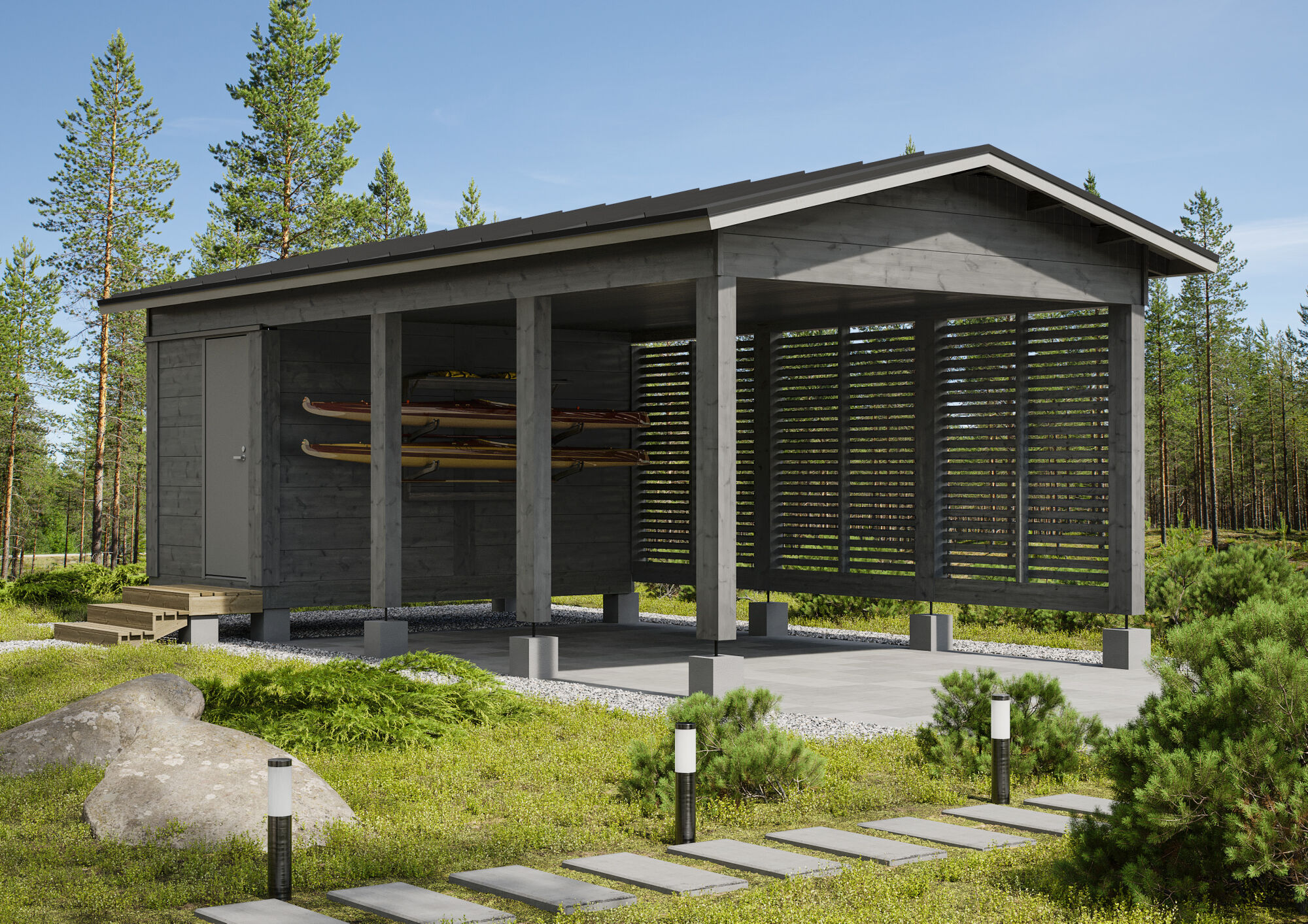 Glass House autokatos 1 / Kontio